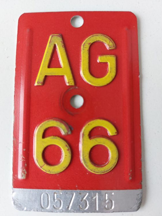 Velonummer AG 66 | Kaufen auf Ricardo