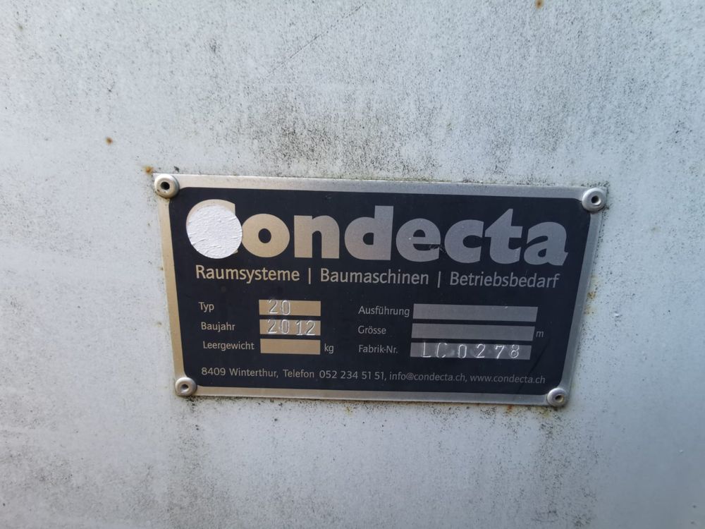 Büro Lager Container Stahlcontainer Condecta system (Gebraucht) in ...
