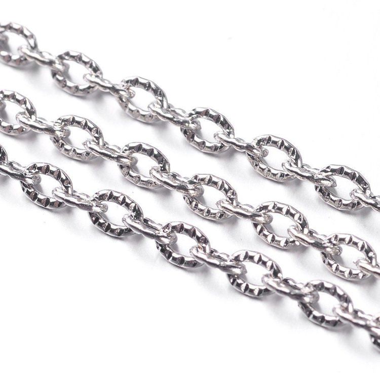 Kette Meterware Metall 4x3mm Elemente ...je Meter (Neu (gemäss ...