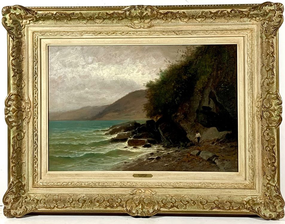 Gustave Eugène Castan (1823-1892) grosses Gemälde (Gebraucht) in Root ...