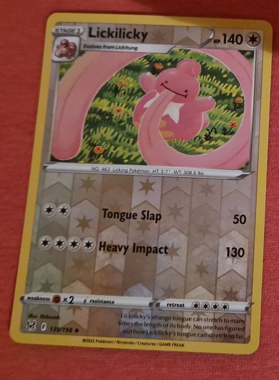 Carte Pokémon Lickilicky 140 PV Holo | Kaufen auf Ricardo