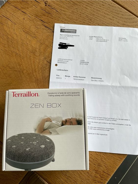 Teraillon Zen Box mit Garantie (Neu (gemäss Beschreibung)) in Sirnach für CHF 20 – nur Abholung ...