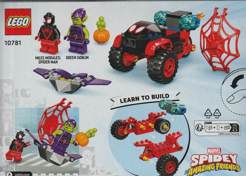 LEGO MARVEL SPIDEY & AMAZING FRIENDS 10781 SPIDER MAN'S TRIK | Kaufen ...