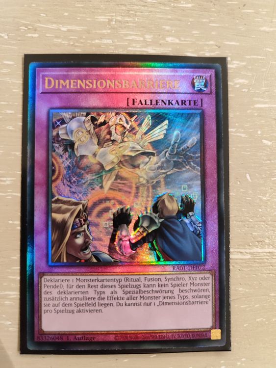 Yu-Gi-Oh Dimensionsbarriere V.7 Ultimate Rare | Kaufen auf Ricardo