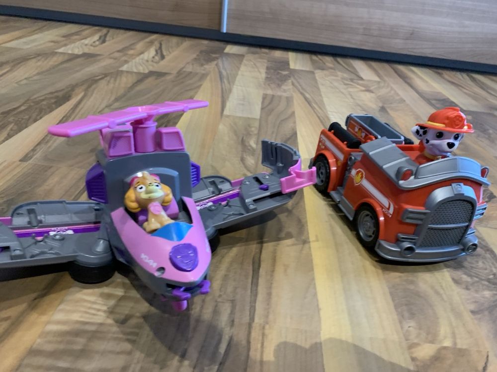 Paw Patrol Skye Helikopter mit Marshall Fahrzeug (Gebraucht) in ...