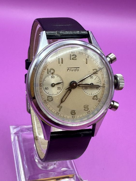 VINTAGE FLUDO CHRONOGRAPH 36 MM LÄUFT (Gebraucht) in Zürich für CHF 354 ...