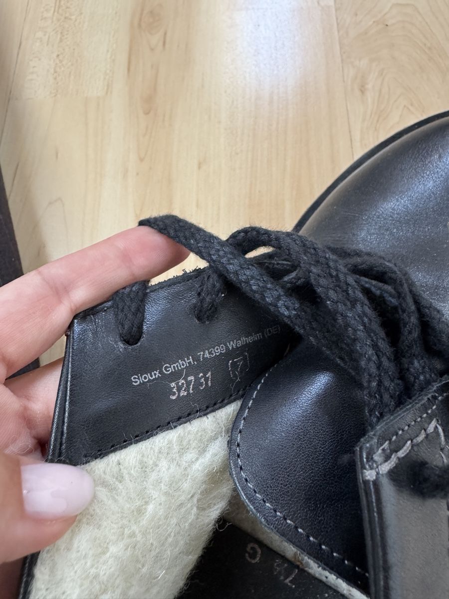 Schwarze Winter Stiefel von Sioux - selten! Grösse 7.5/41.5 (Gebraucht ...