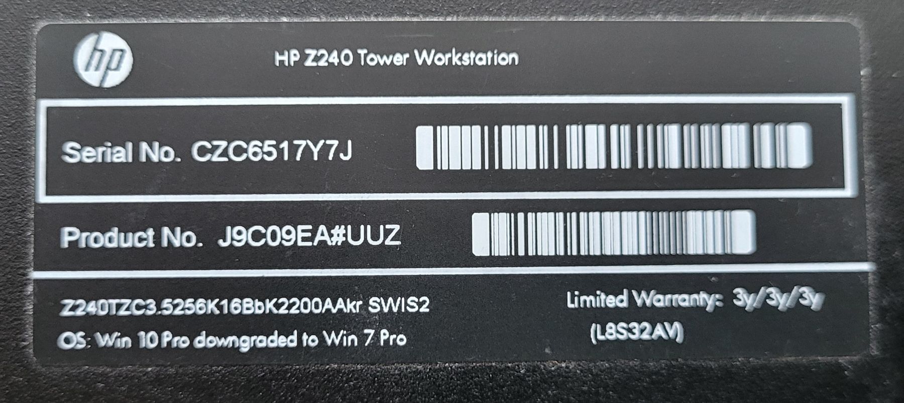 HP Z240 Workstation & Monitor - guter Zustand, Schnell! (Gebraucht) in ...