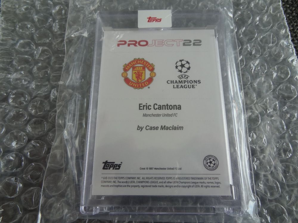 topps Project 22 Eric Cantona Manchester United Trading Card (Neu und ...