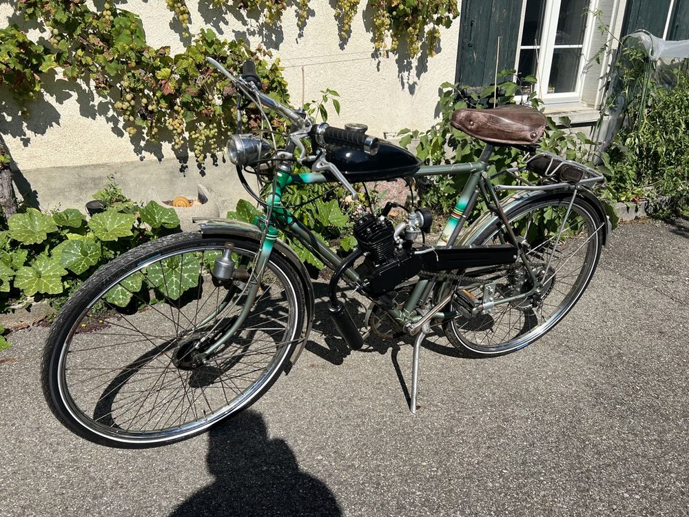 Velotöffli, Fahrrad mit Motor, Düsenvelo (Defekt) in für CHF 141 – nur ...