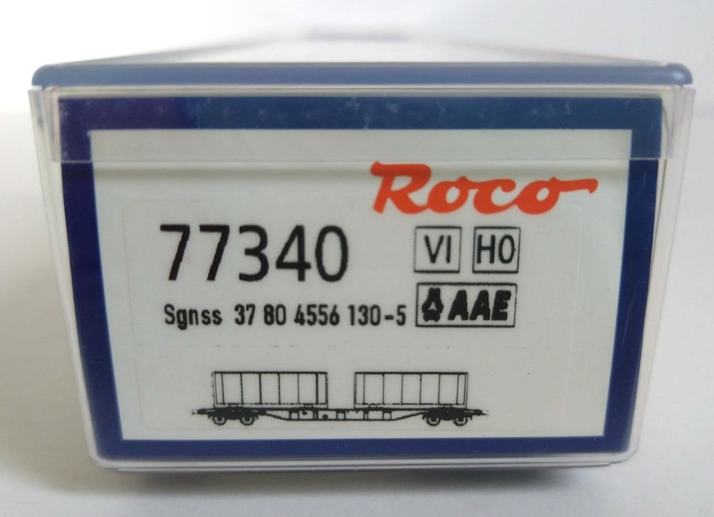 Roco 77340 SBB Containertragwagen, AAE, H0, DC, neu (Neu und ...