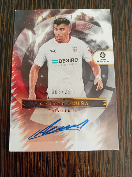 Panini Origins Marcos Acuña Autograph /299 | Kaufen auf Ricardo