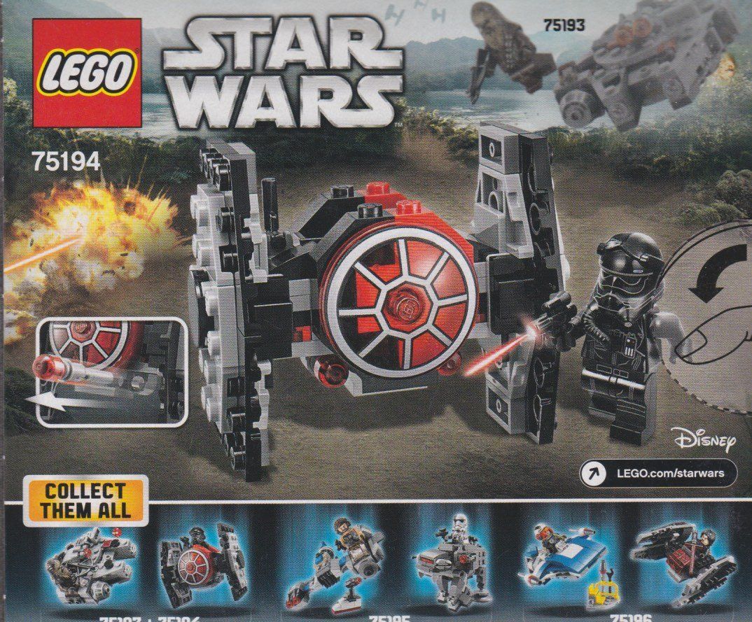 LEGO STAR WARS 75194 FIRST ORDER TIE FIGHTER MICROFIGHTER‪‪‪ (Neu und ...