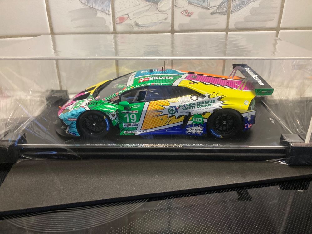 Lamborghini Huracan GT3 EVO GEAR Racing by GRT Grasser 1/18 (Neu und ...