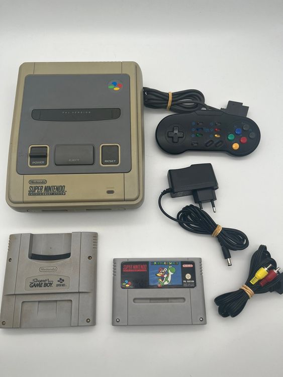SNES + Super Nintendo Retro Controller Original (Gebraucht) in St ...
