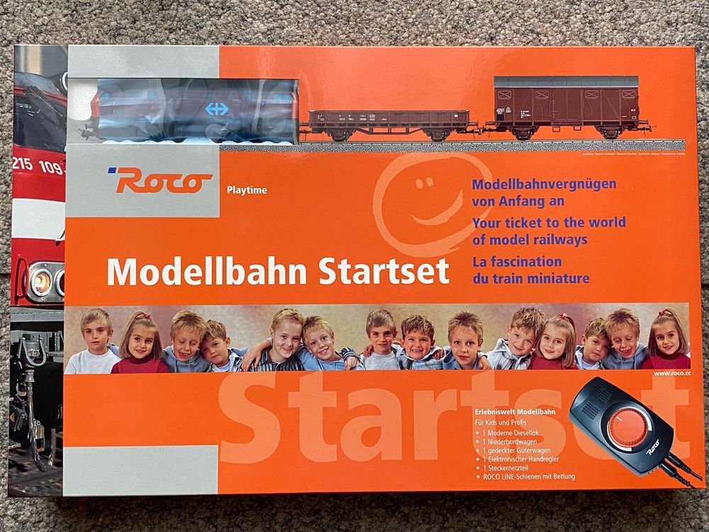 Roco SBB Startset, 4-achsige Lok mit 2 Güterwagen, OVP (Neu (gemäss ...
