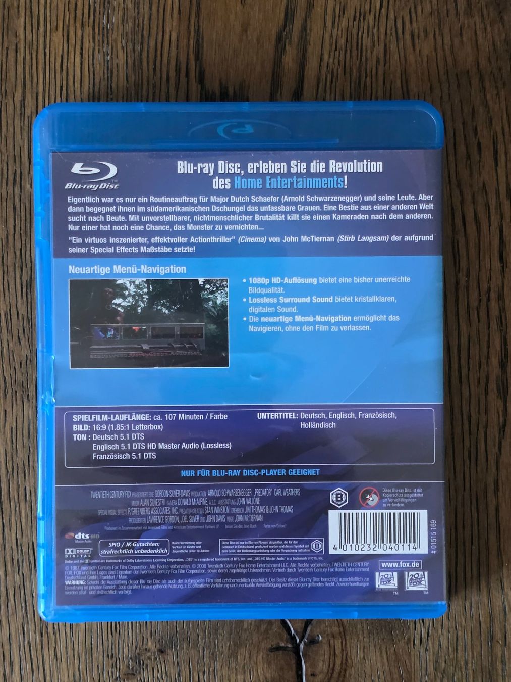 Predator (Blu-ray) (Gebraucht) in Dübendorf für CHF 3 – mit Lieferung ...