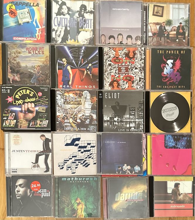 20 Cds Eurodance, Snap, Sean Paul, Justin Timberlake (Gebraucht) in ...