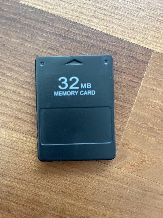 PS2: Originale Memory Card von Sony schwarz 32 MB (Gebraucht) in Abtwil ...