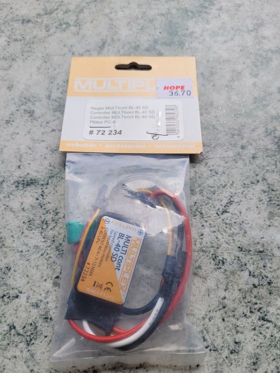 Multiplex Multicont BL-40SD Regler, Neu+OVP. (Neu und originalverpackt) in Winterthur für CHF 9 ...