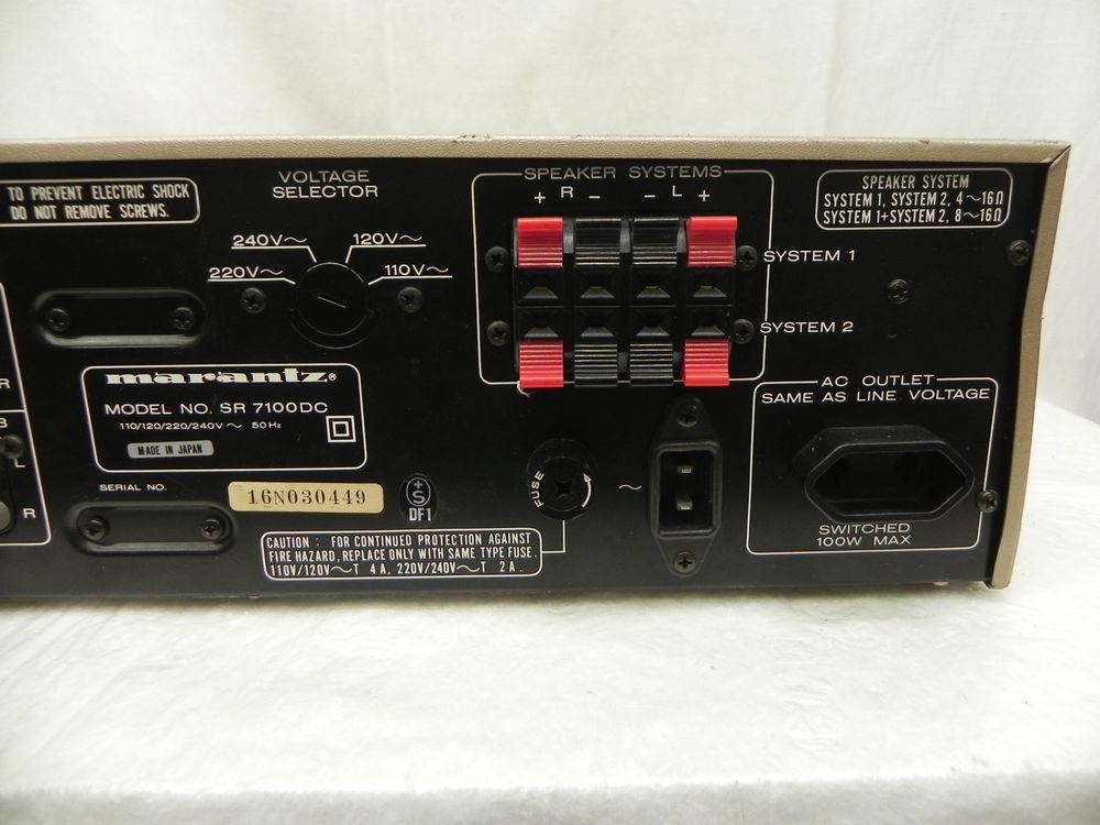 Marantz SR 7100 DC Computer Stereo Receiver (Gebraucht) in Basel für ...