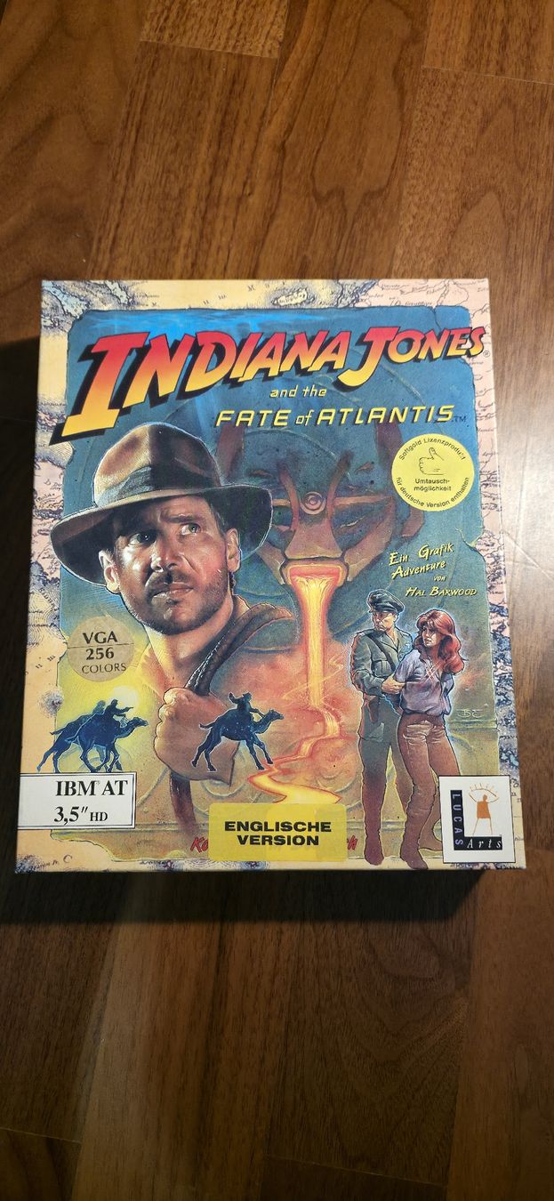 Indiana Jones and the Fate of Atlantis-PC Big Box-komplett (Gebraucht ...