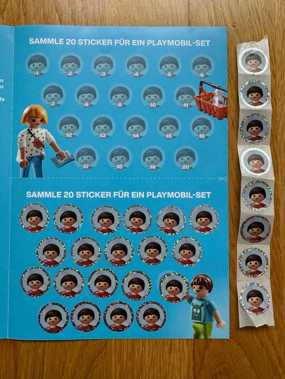 Playmobil Mania Migros, 1 volle Karte + 8 Sticker | Kaufen auf Ricardo