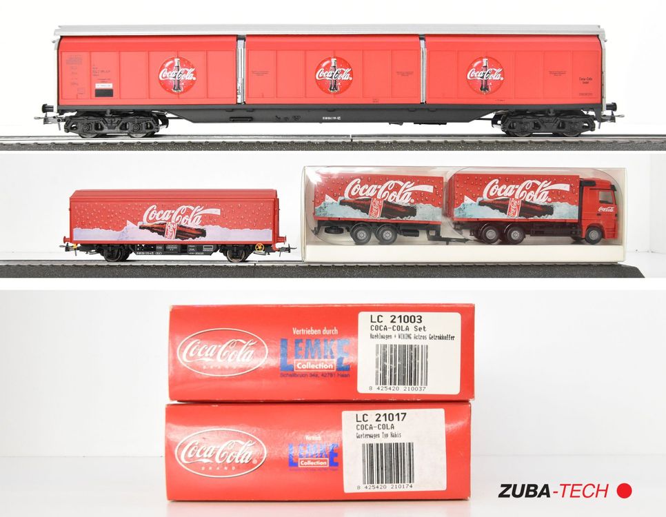 Lemke Coca Cola Schiebewandwagen der DB Cargo H0 GS OVP | Kaufen auf ...