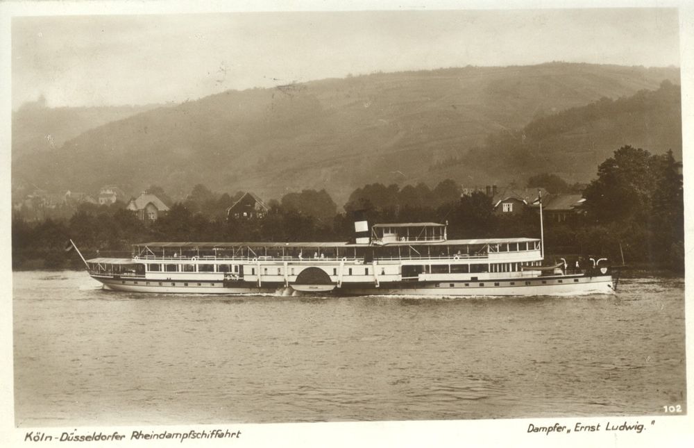 DS Ernst Ludwig, KD, Raddampfer, Rhein, Schiff | Kaufen auf Ricardo