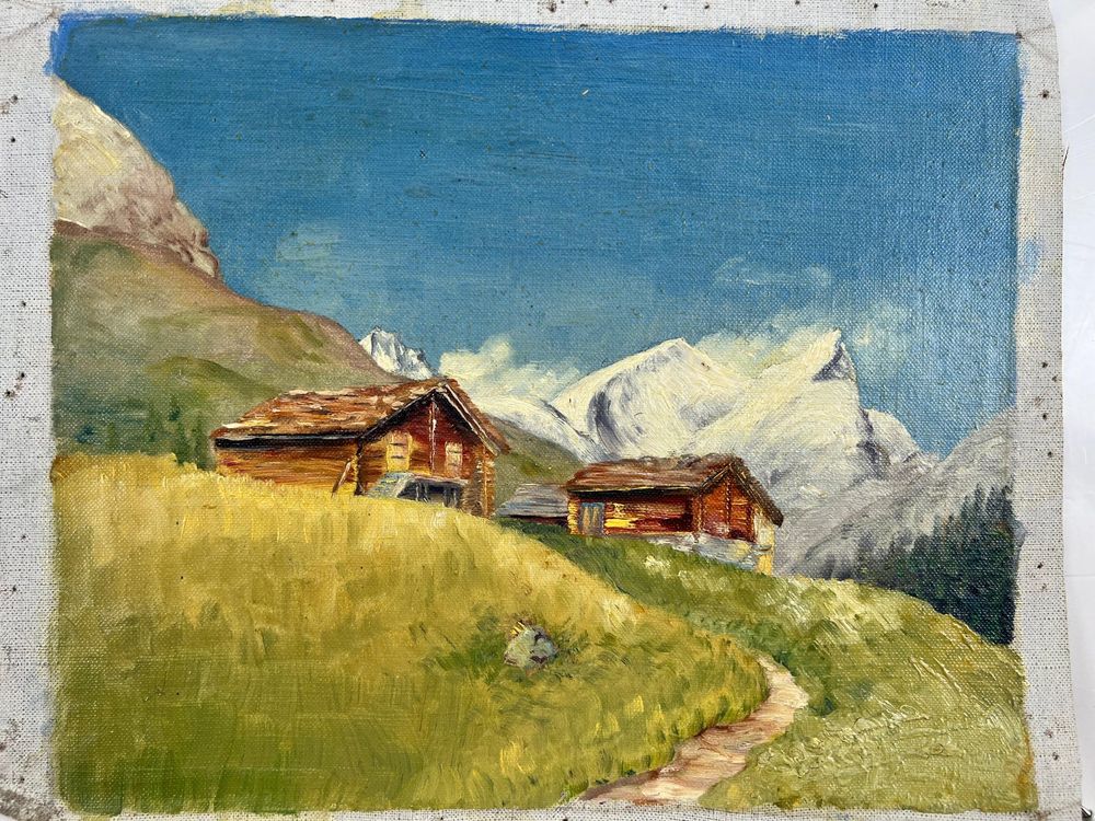 Landschaft Gemälde Signiert. ca 1930-1940 (Gebraucht) in Neuhausen am Rheinfall für CHF 5 – mit ...