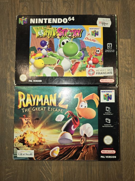 N64 Yoshis Story + Rayman 2 PAL OVP Klassiker Retro Ab 1.- (Gebraucht ...