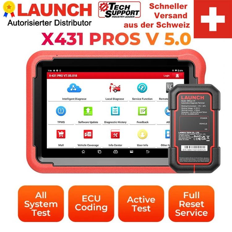 LAUNCH X431 PROS V 5.0 Diagnosetools OBD2-Scanner (Neu und ...