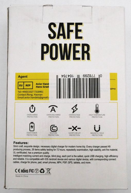 SAFE SPEED Powerbank Solar 26800 mah (Neu und originalverpackt) in Winterthur für CHF 21 – mit ...