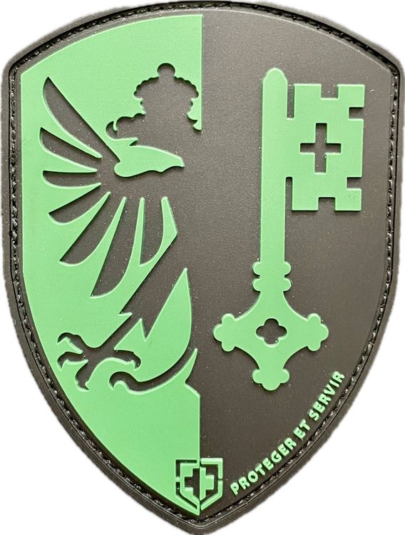 Patch Police Blason Genève PROTECT & SERVE PVC New (Neu und originalverpackt) in Genève für CHF ...