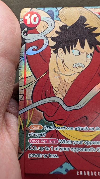 Monkey D. Luffy 1st Anniversary Card (ST10-006) (Neu (gemäss ...