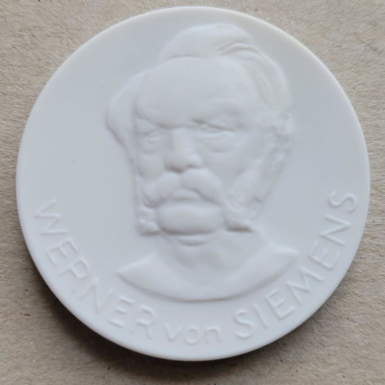 MEDAILLE WERNER VON SIEMENS /PORZELLAN | Kaufen auf Ricardo MEDAILLE WERNER VON SIEMENS /PORZELLAN | Kaufen auf Ricardo
