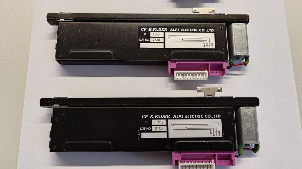 4x Motor Fader Alps 10KB - revidiert - Studer OnAir 2500 (Gebraucht) in ...
