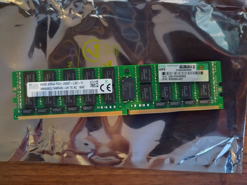 HPE - SK Hynix 64GB DDR4 2400T (809085-091) (Gebraucht) in Wettswil für CHF 70 – mit Lieferung ...