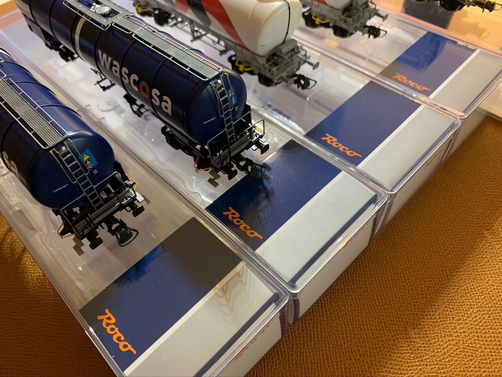 Roco H0 76943/76138/77046 SBB Holcim-Chemoil G-Zug DC Analog (Neu und ...