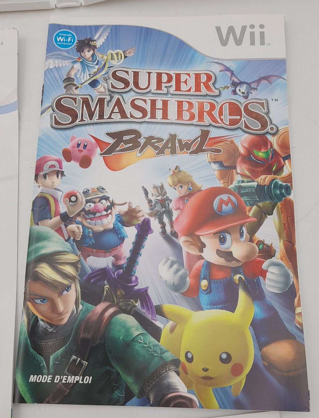 Super Smash Bros. Brawl Nintendo Wii PAL FRA complet + PIN (Gebraucht ...