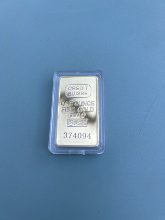 FAKE-Goldbarren, One Ounce (Neu und originalverpackt) in Braunau für ...