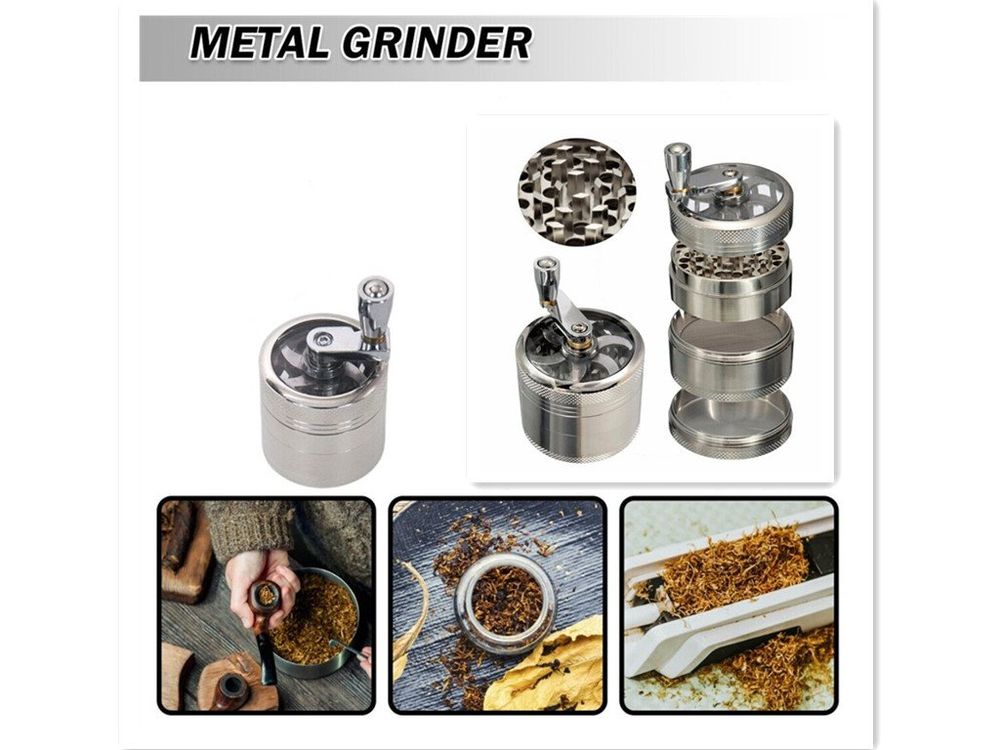 Grinder Rauchmühle Kräuter Tabak Zigarette Rohr schleifer (Neu (gemäss ...