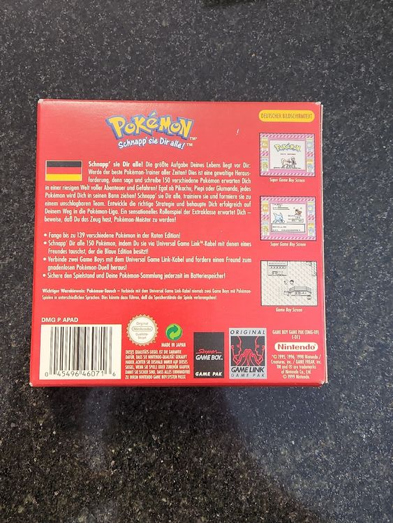 Nintendo Pokémon Rote Edition Game Boy (Gebraucht) in für CHF 116 – mit ...