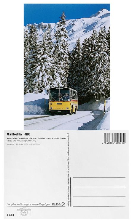 Valbella Lenzerheide Graubünden Postauto SAURER RH525-23 | Kaufen auf Ricardo