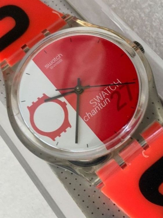 Swatch Gent 27 AVEL CANTUN SWATCH ROUGE Speziell ungetragen | Kaufen ...