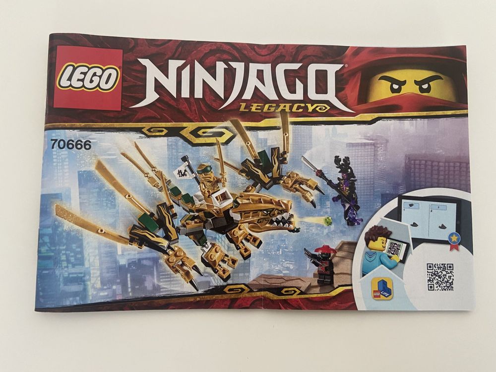 KOMPLETT LEGO Ninjago 70666 The Golden Dragon Gebraucht | Kaufen auf ...