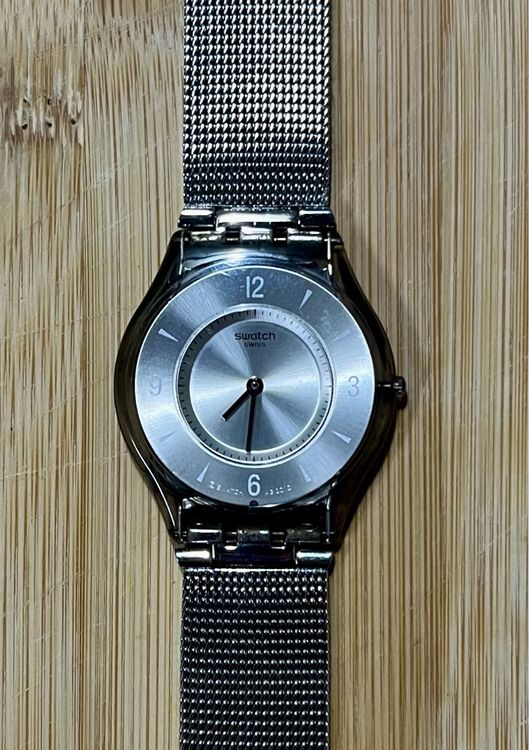 Swatch Metal Knit SS08M100M Ultra Skin Silber (Gebraucht) in Bern für ...
