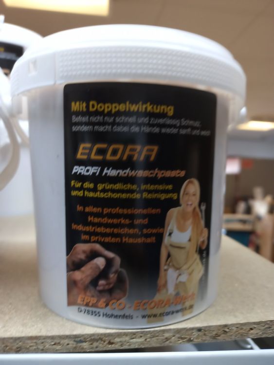 1 KG Handwaschpaste ECORA PROFI Werkstatt (Neu und originalverpackt) in ...