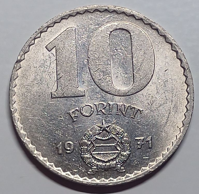 UNGARN - 10 FORINT 1971 - IN MUENZKAPSEL - EXZELLENT (Gebraucht) in Tobel für CHF 1 – mit ...