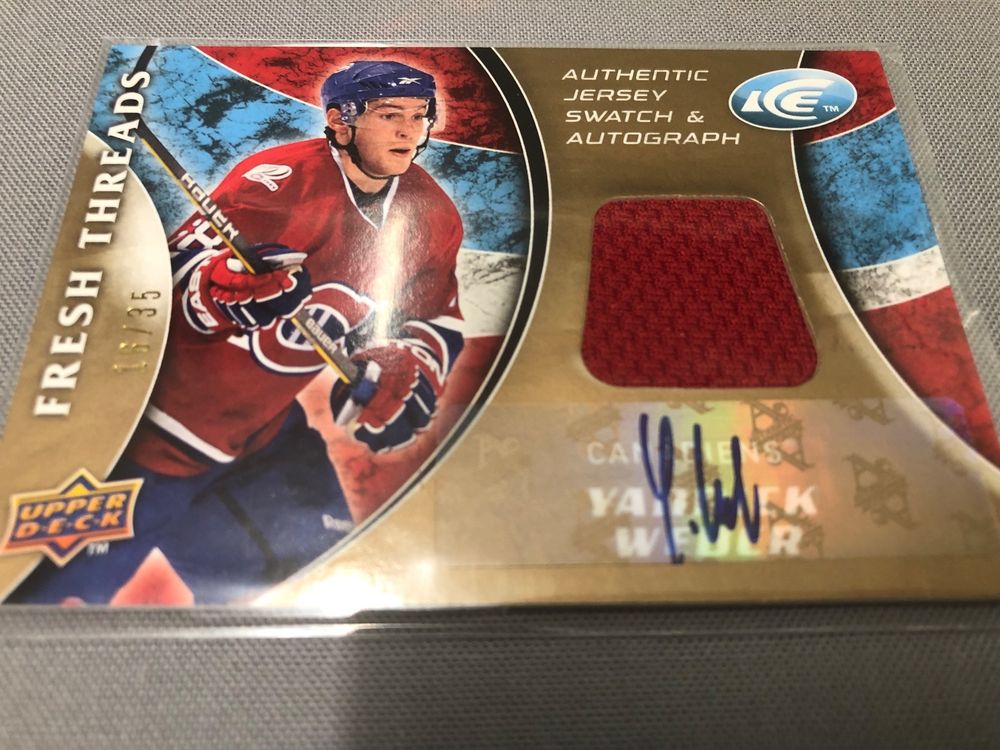 Yannick Weber ZSC Nhl Hockey Jersey Card signiert limitiert (Gebraucht) in Meierskappel für CHF ...